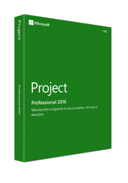 Licença Microsoft Project Professional 2016 32 / 64 Bits
